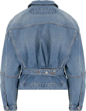 Jacquemus 100% Cotton Denim Jacket - Blue