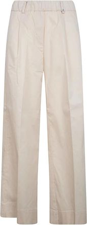 Myths Femme, Pantalons, Beige, Taille: 36 FR Pantalon large &eacute;lastiqu&eacute;
