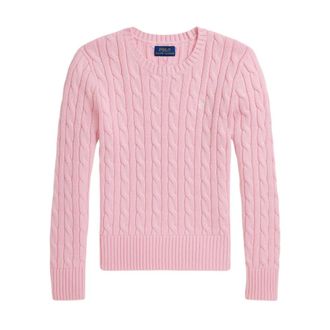 Polo Ralph Lauren Femme, Pulls, Rose, Taille: 38 FR Cable Knit Sweater