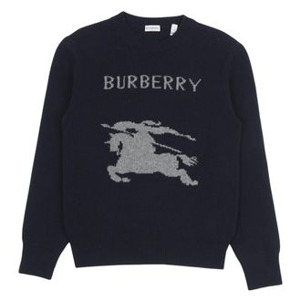 Burberry Rundhals-Strickware - - Knitwear - Herren - Blau - L