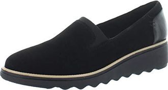 Clarks Damen Sharon Dolly Slipper, Noir, 41 EU