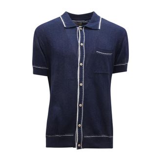 Bob Bruce Strickshirt - - Knitwear - Herren - Blau - L