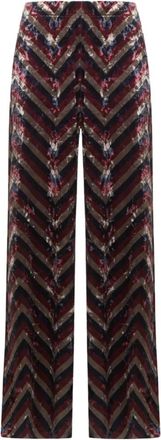 Pierre-Louis Mascia Femme, Pantalons, Multicolore, Taille: 42 FR Wide Velvet Pantalons