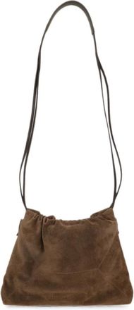 Brunello Cucinelli Sac BC Duo en daim - Femme - Sacs - Beige - Taille: ONE Size