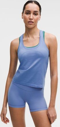 lululemon D&eacute;bardeur dos nageur Swiftly Tech 2.0 Longueur taille pour Femmes - Bleu - Taille 14