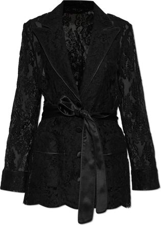 Dolce & Gabbana Chemise en dentelle Vanity - Femme - Blouses et Chemises - Noir - Taille: 36 FR