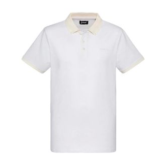 Schott NYC Schott Nyc, Homme, Tops, Blanc, Taille: 2XL Polo en maille de coton &agrave; motif panier