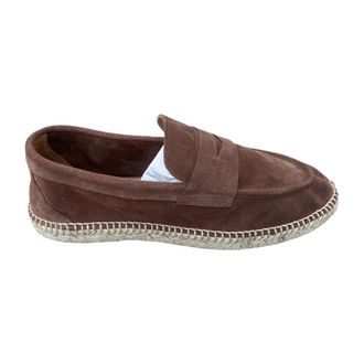 Lardini Homme, Chaussures, Brun, Taille: 44 EU Espadrilles Penny en Su&egrave;de