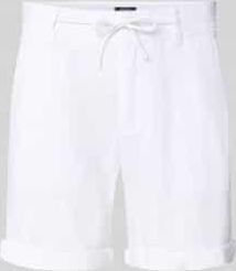 Mc Neal Leinenshorts mit Bindeg&uuml;rtel und Ges&auml;&szlig;taschen