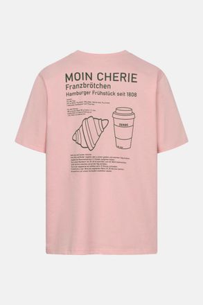 Derbe Derbe T-Shirt Moin Franz Rosa GOTS Organic