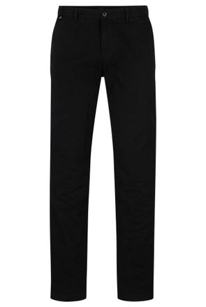BOSS Herren Crigan3-D Regular-Fit Chino aus elastischer Baumwoll-Gabardine Schwarz001 94