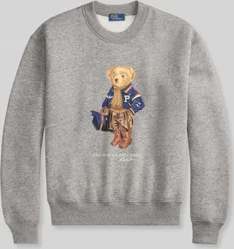 Polo Ralph Lauren Regular Fit Sweatshirt aus Baumwoll-Mix mit Polo-Bear