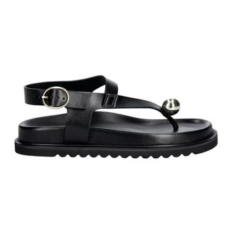 Souliers Martinez Spiaggia Sandalen mit flachem Absatz - - Shoes - Damen - Schwarzk - 36 EU