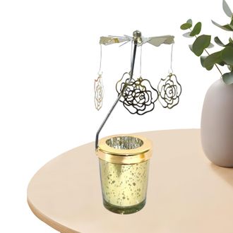 Generic Kerzenst&auml;nder, 6,56 x 6,56 x 17,9 cm, romantischer Teelichthalter f&uuml;r Valentinstag, Hochzeit, Feier, Esstisch, Heimdekoration, Partydekoration, Aniv