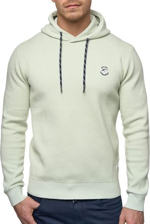 Indicode Herren Longview Sweatshirt mit Kapuze | Hoodie Kapuzenpullover für Männer Sea Foam, XXL