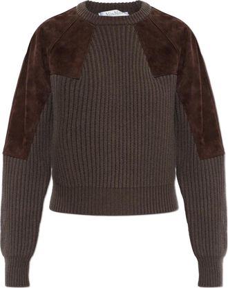 Max Mara Wool Sweater Tropico - - Knitwear - Damen - Braun - M
