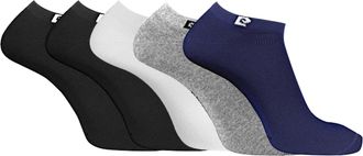 Pierre Cardin Pierre Cardin Herrensocken, gekämmte Baumwolle, 5 Stück, niedrig, Schwarz, Weiß und Grau, Größe 40/46, BC, 40-46