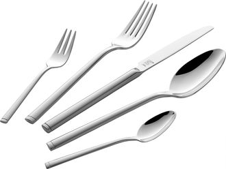 Zwilling Senses Besteck Set, 68-teilig, Für 12 Personen, 18/10 Edelstahl/Hochwertiger Klingenstahl, Mattiert [plastikfreie Verpackung]