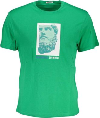 Dirk Bikkembergs Short Sleeve T-Shirt - - Tops - Herren - Gr&uuml;n - M