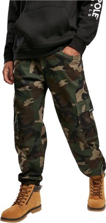 Southpole Herren Camo Cargo Pants Wood camo, 29