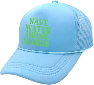 Generic Chapeau de camionneur tendance dr&ocirc;le et mignon graphique country tequila bi&egrave;re chapeau femme homme chapeau local, bleu ciel, M