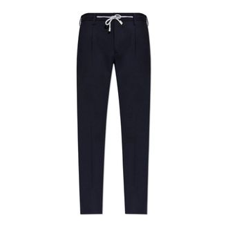 Eleventy Milano Wollhose - - Trousers - Herren - Blau - W33