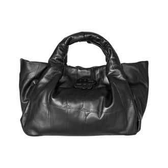 Munthe Lixio Croco Henkeltasche - - Bags - Damen - Schwarzk - ONE SIZE