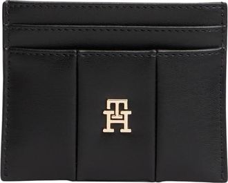 Tommy Hilfiger Th Icon CC Holder Quilted Aw0aw17745, Porte-Cartes Femme, Black (Black), Taille Unique