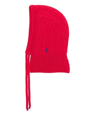 Polo Ralph Lauren Kapuze mit Zopfmuster - Rot