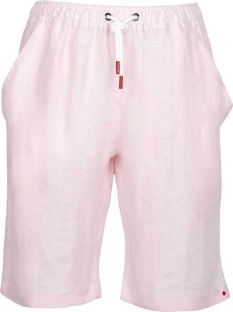 Kiton Homme, Shorts, Rose, Taille: M Shorts en lin &agrave; cordon de serrage