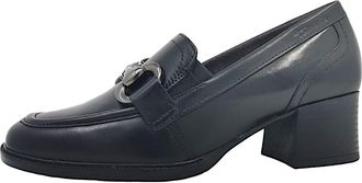 Tamaris Comfort Damen Trotteur aus Leder mit Blockabsatz, Schwarz (Black), 39 EU