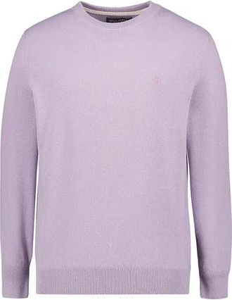 Marc O'Polo Herren Pullover lila unifarben