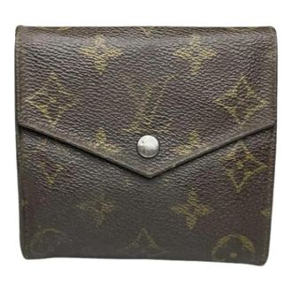 Louis Vuitton Pre-owned Leder Portemonnaie - - Pre-owned - Damen - Braun - ONE SIZE
