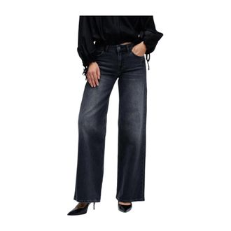 Salsa Low Rise Wide Leg Jeans - - Jeans - Damen - Schwarzk - W28 L32