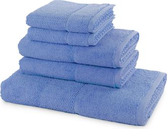 FROTTANA Handtuchset Pearl 5- TLG Handt&uuml;cher -, 100% Baumwolle, Cornflower