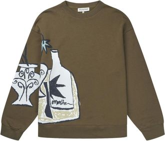 Munthe Femme, Sweatshirts et sweats &agrave; capuche, Brun, Taille: 36 FR SweaT-shirt