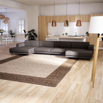 MYCS Wohnlandschaft Graubraun - Flexible Designer-Wohnlandschaft: Hochwertige Materialien, einzigartiges Design - 448 x 75 x 162 cm, Konfigurator