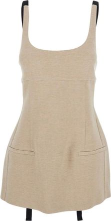 Tela Femme, Tops, Beige, Taille: 38 FR Haut &Eacute;vas&eacute; en M&eacute;lange de Lin