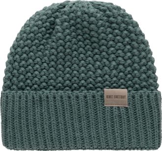 Knit Factory Carry M&uuml;tze - Strickm&uuml;tze f&uuml;r Damen und Herren - Beanie - Winterm&uuml;tze mit Wolle - Robusten Look - Hochwertige Qualit&auml;t - Laurel