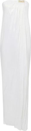 Elisabetta Franchi Red Carpet Jersey Kleid - - Dresses - Damen - Wei&szlig; - S
