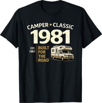Generic Camper Classic 1981 Built for The Road T-Shirt