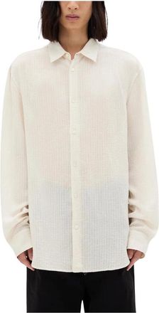 Ann Demeulemeester Homme, Chemises, Beige, Taille: S Andre Classic Shirt