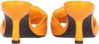 by FAR Leather Sandals - Orange