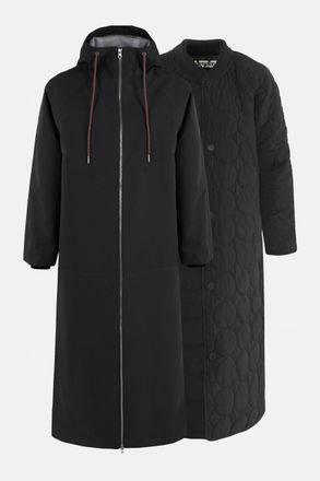 Danef&aelig; Wintermantel Daneroyal Damen Schwarz Regenjacke S