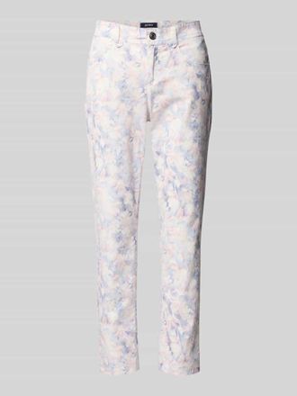 Gardeur Hose in verk&uuml;rzter Passform mit Allover-Look