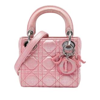 Dior Pre-owned Cuir sacs-dior - Femme - Pre-owned - Rose - Taille: ONE Size