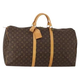 Louis Vuitton Sac Boston Keepall 60 Pre-owned - Femme - Pre-owned - Brun - Taille: ONE Size