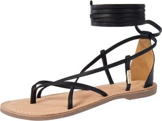 Les Tropeziennes Damen Djoya Sandale, Schwarz, 37 EU