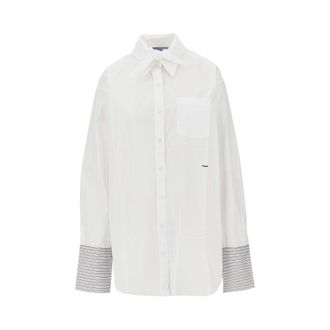 Prada Poplin shirt with scarf Woman 38