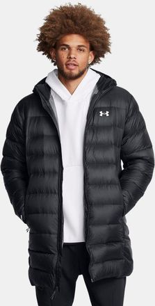Under Armour Legend Daunen Parka für Herren Schwarz / Weiß XXL